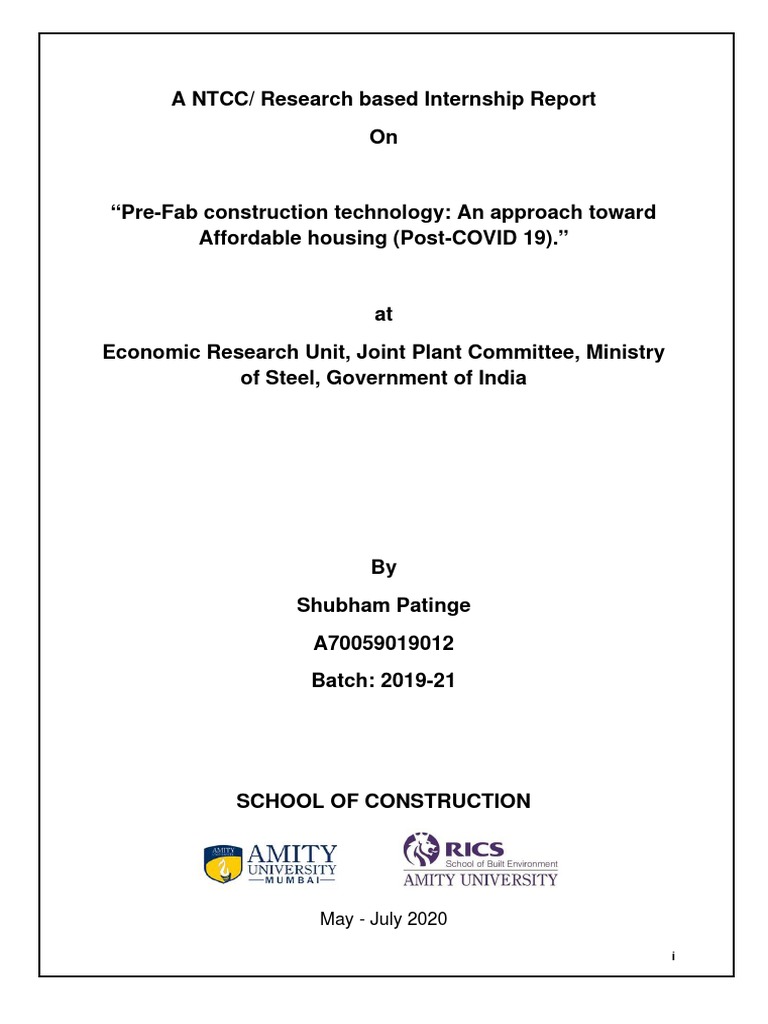 NTCC Report | PDF | Labour Economics | Affordable Housing
