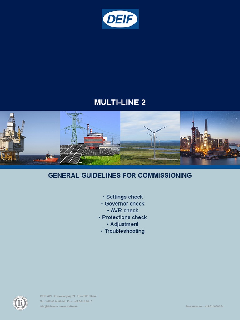 General Guidelines For Commissioning 4189340703 Uk | PDF | Electric ...