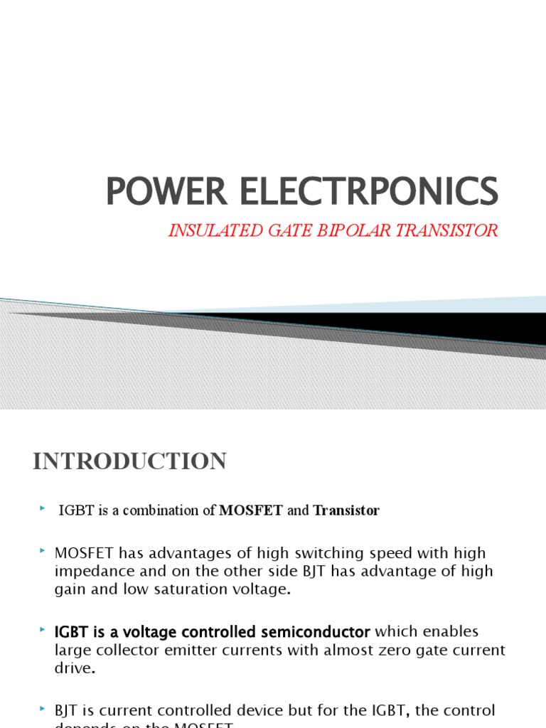 On Igbt | PDF | Field Effect Transistor | Mosfet