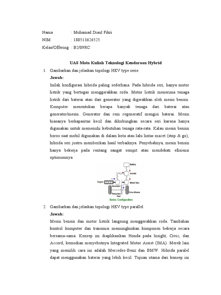 Jawaban UAS HEV | PDF