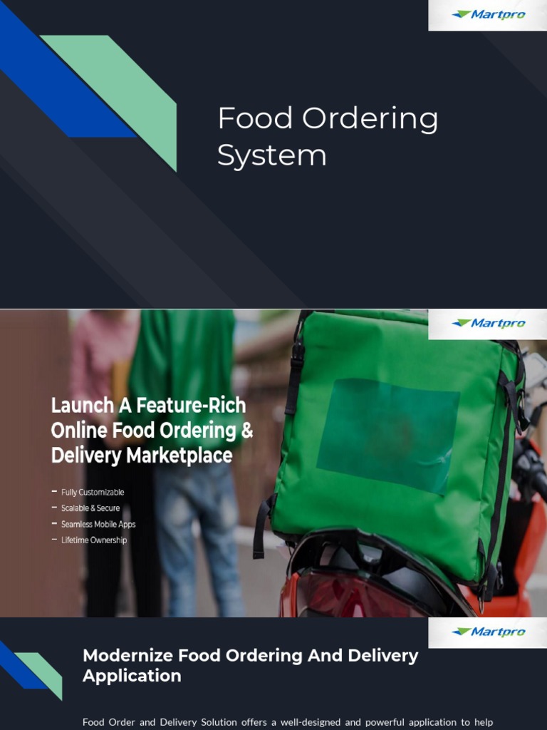 Food Ordering System | PDF | Business