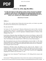 BM No. 1154 in The Matter of Disqualification of Bar Examinee Haron S ...