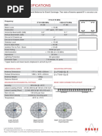 5UPX0805F (5 Beams 10 Port 850) PDF | PDF | Antenna (Radio) | Decibel
