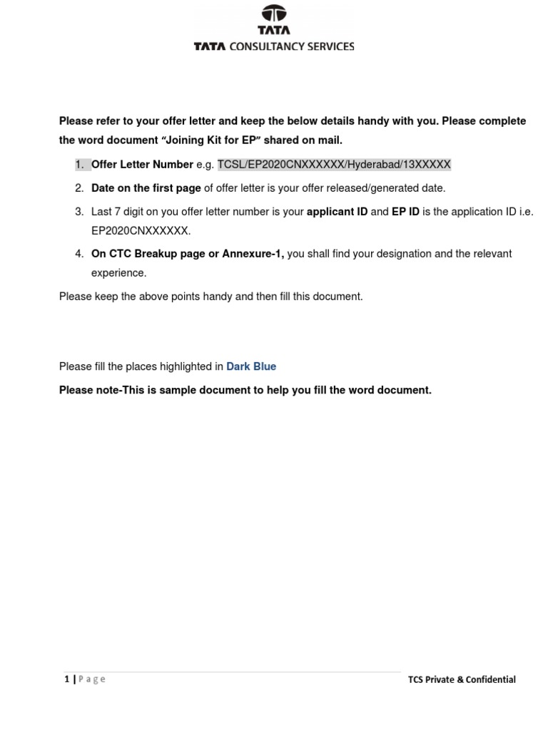 Sample Document - Joining Kit For EP | PDF