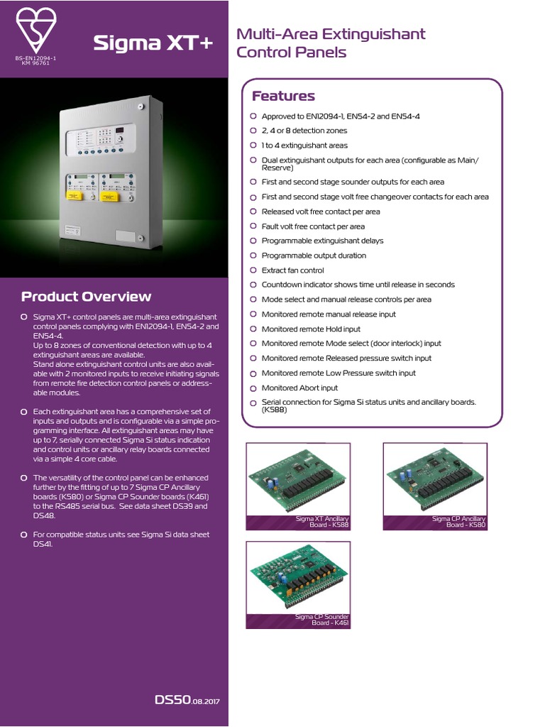 Multi-Area Extinguishant Control Panels: Technical Specifications and ...