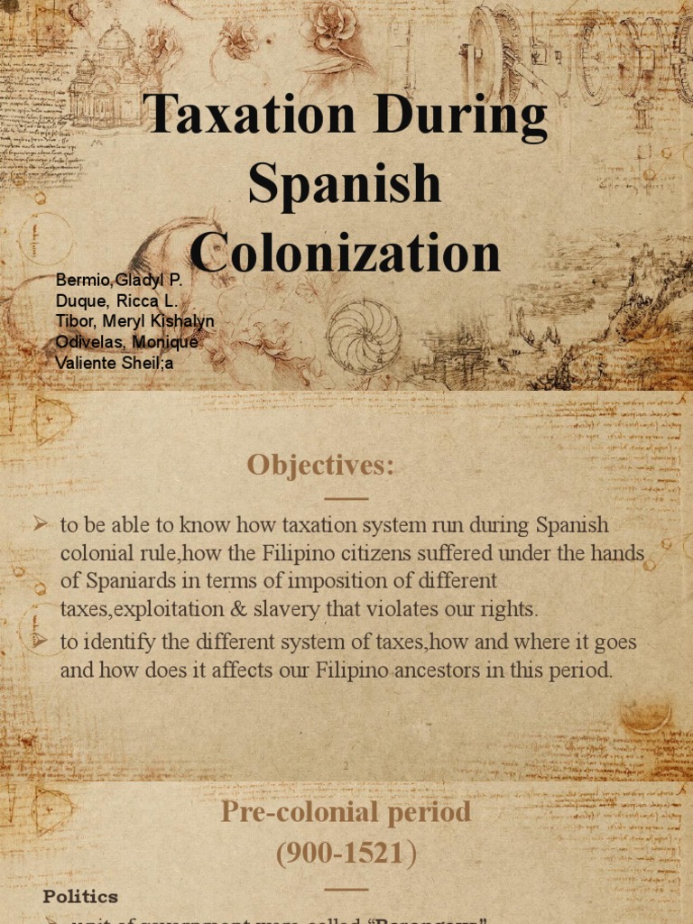 Taxation During Spanish Colonization | Download Free PDF | Taxes | Spanish Empire