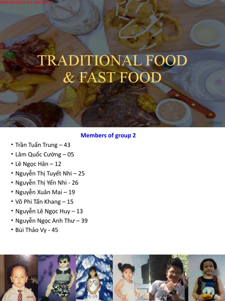 Traditional vs. Fast Food Debate | PDF | Wellness