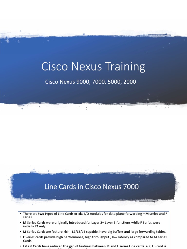 Nexus Line Cards | PDF