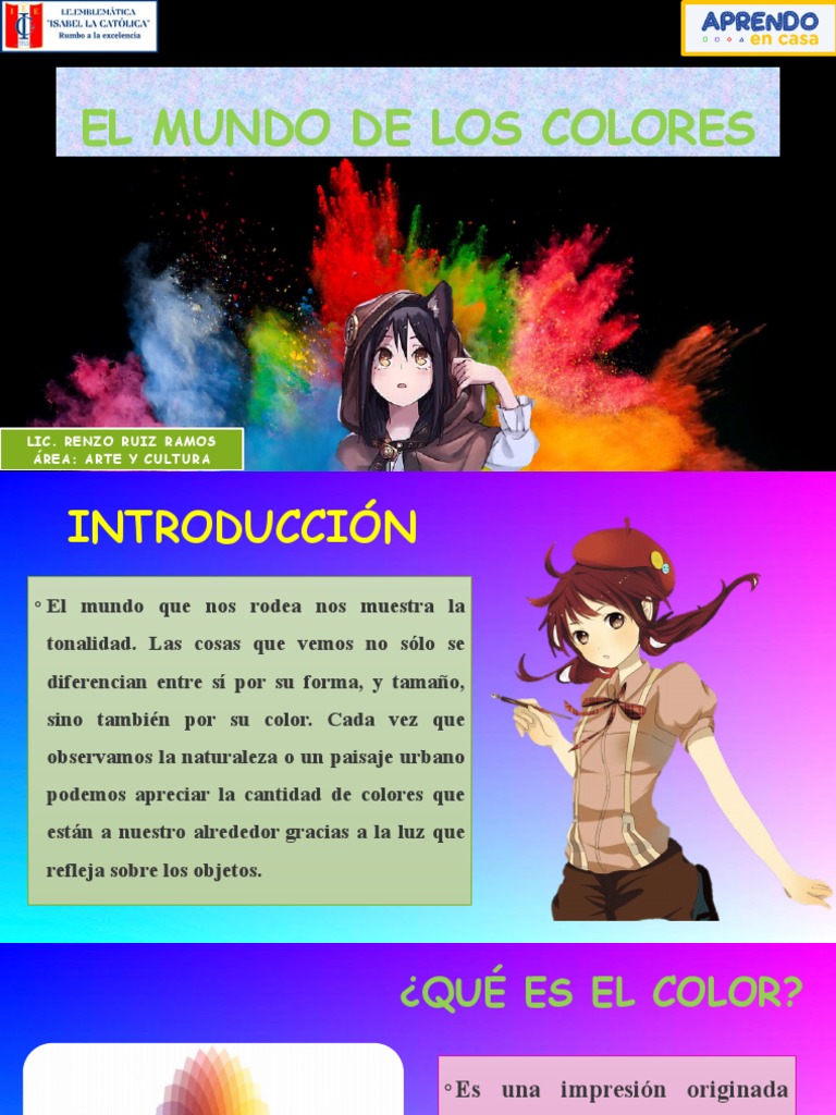 04-El Mundo de Los Colores | PDF | Color | Ligero
