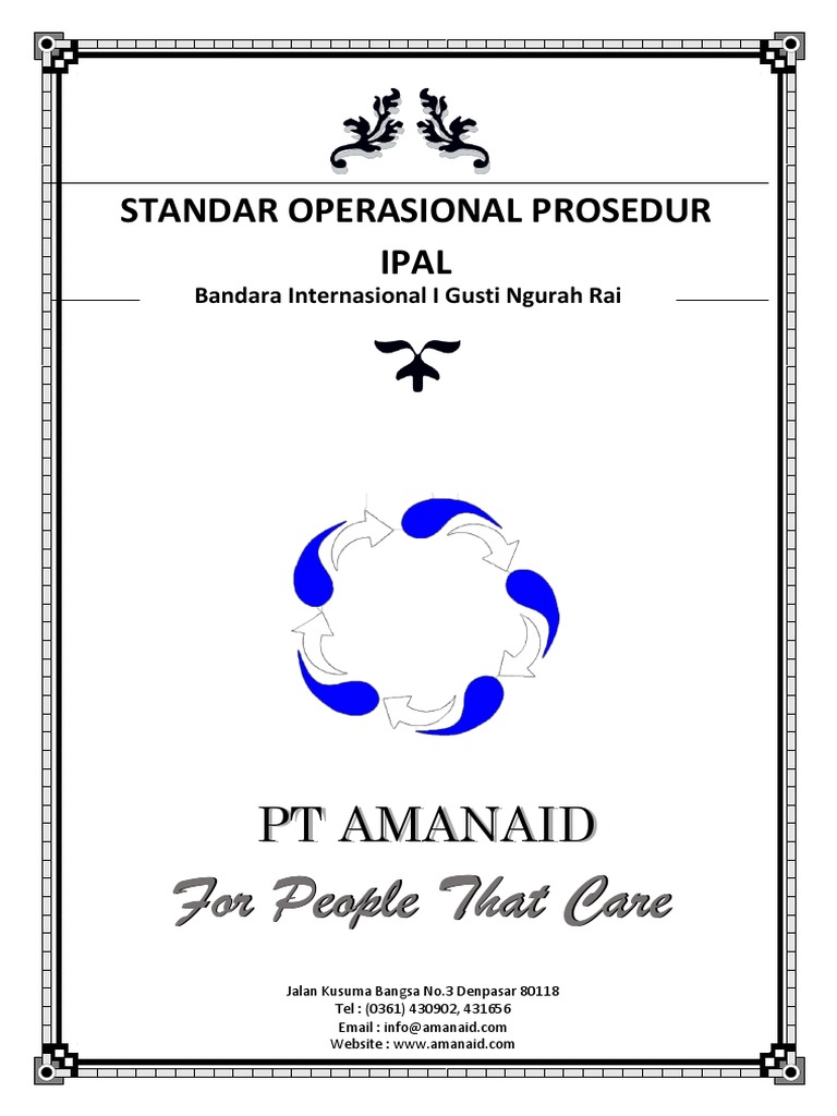 SOP IPAL Project Bandara International Ngurah Rai Final | PDF