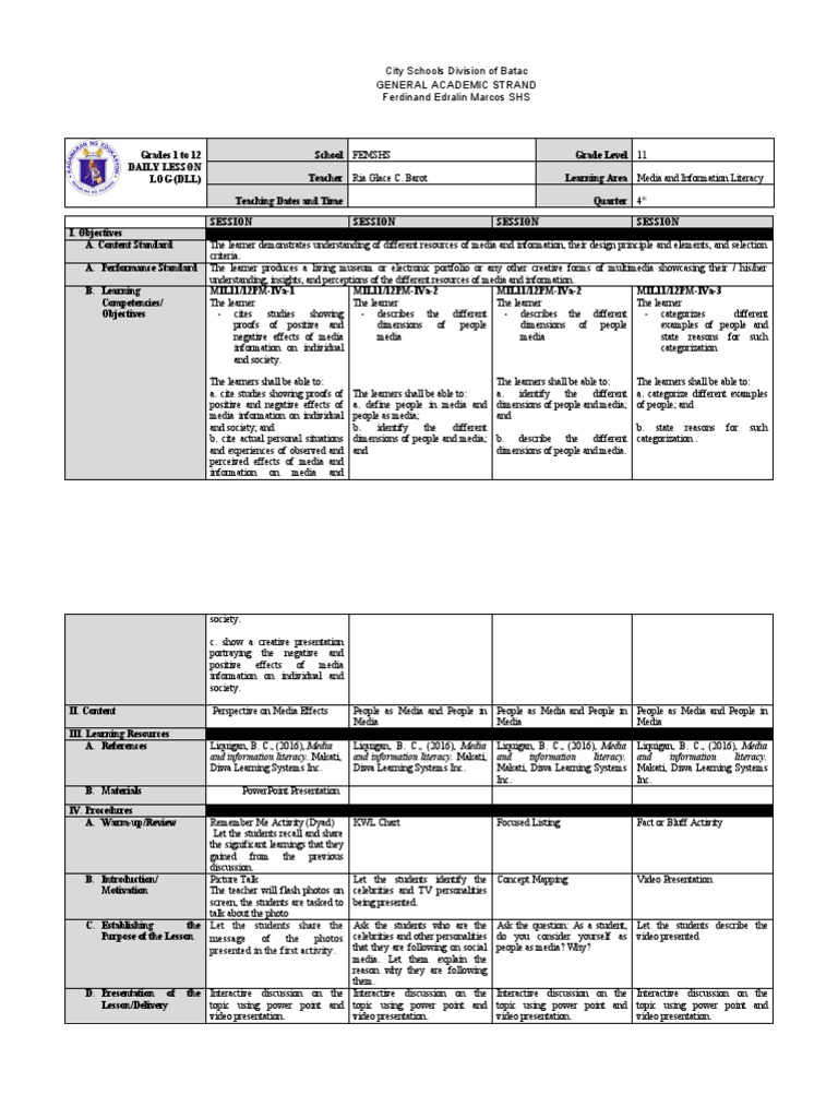 DLL MIL | PDF | Learning | Information Literacy