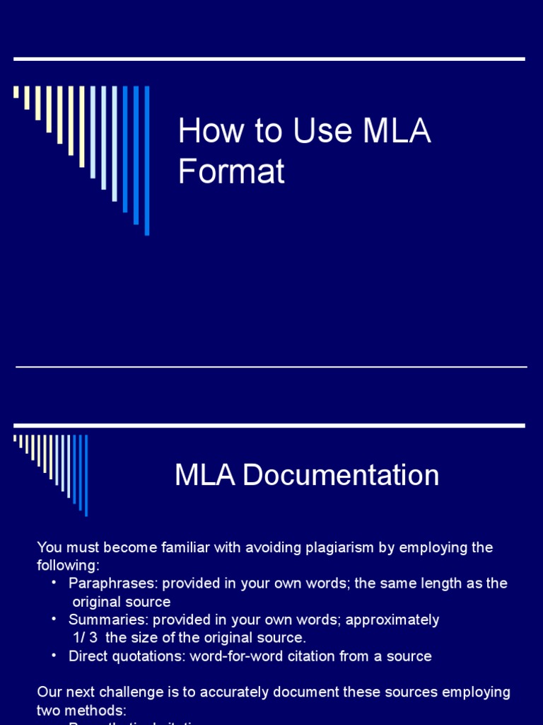 How To Use MLA Format | PDF | Citation | Bracket