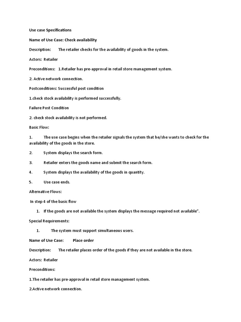 Retail Store Case Study | PDF | Use Case | Retail