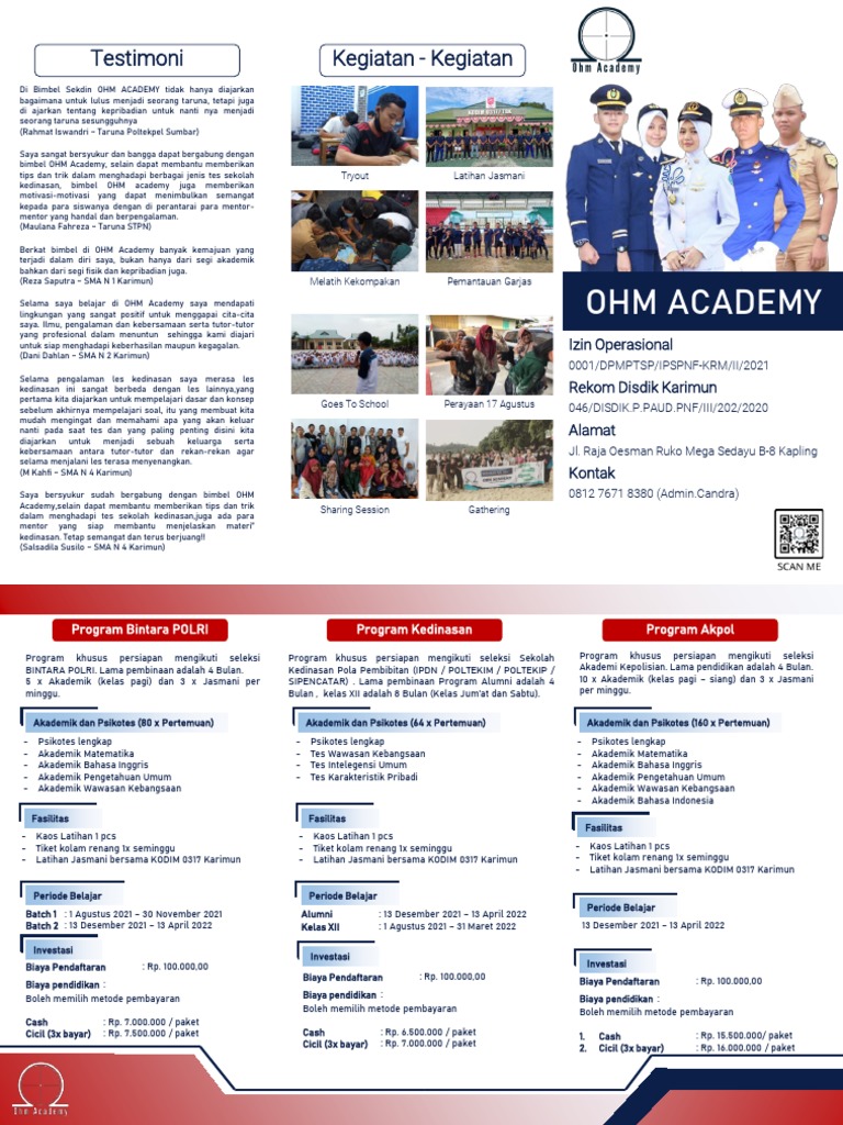 Brosur Ohm 2021 - Kedinasan-Revisi Terbaru | PDF