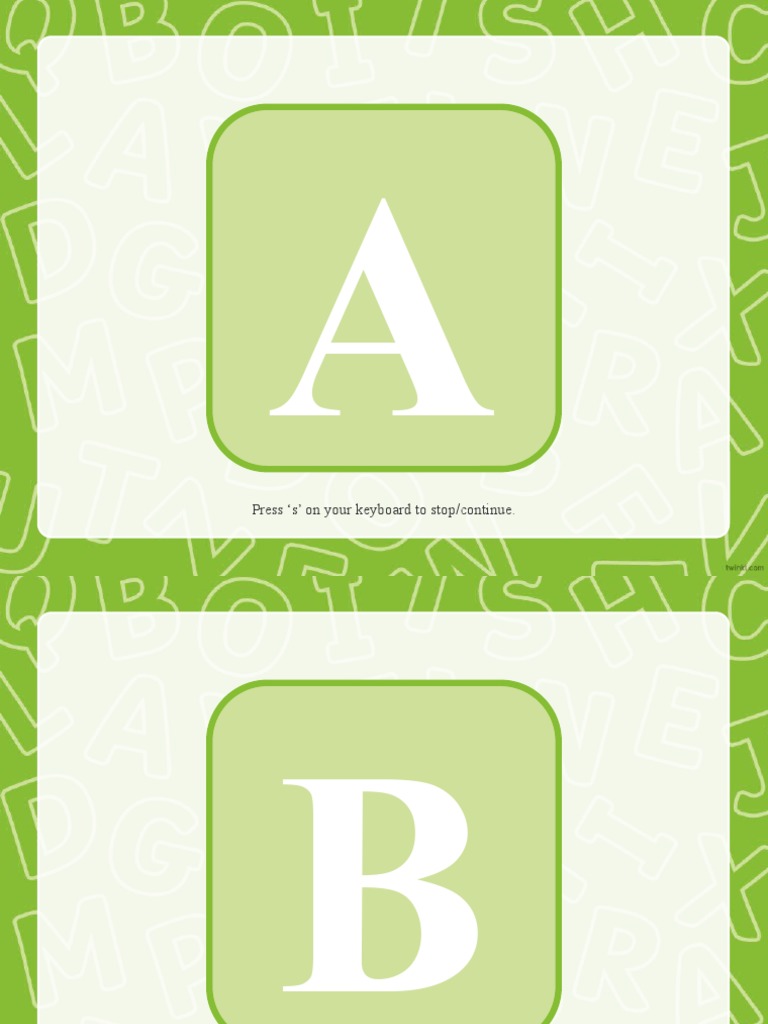 Random Alphabet Typing Test | PDF