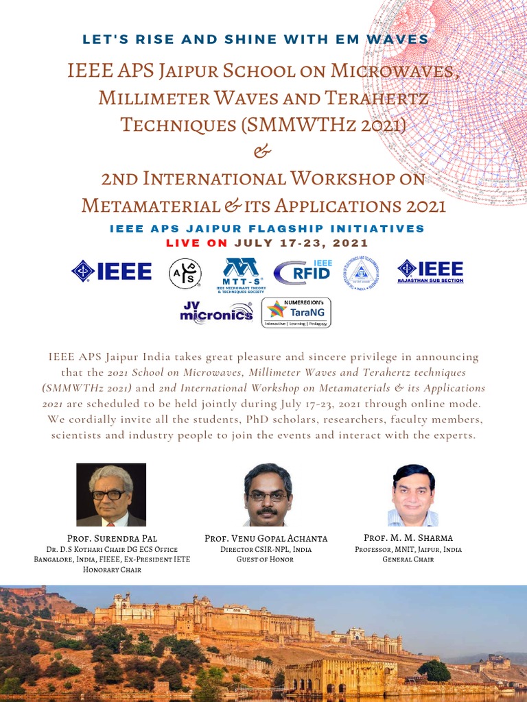 IEEE APS Jaipur Summer School 2021 | PDF | California Institute Of ...