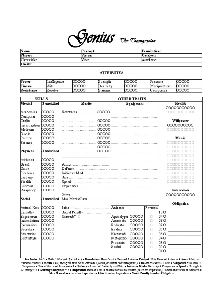 Genius: The Transgression | PDF | Cognition | Psychological Concepts