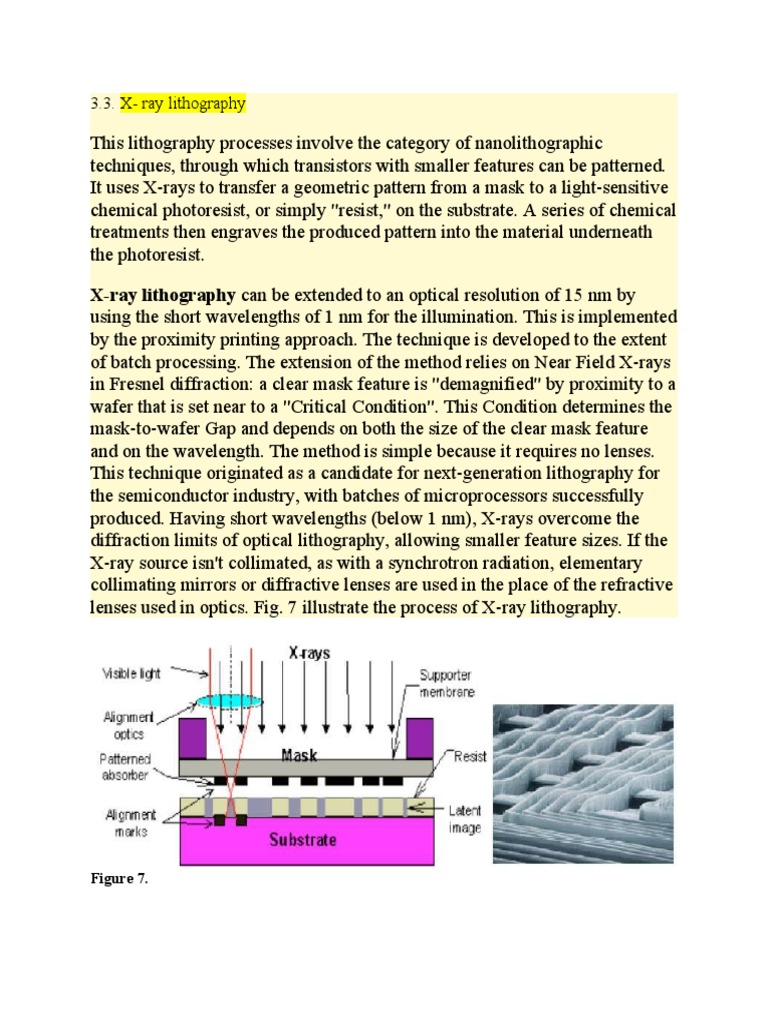 X-Ray Lithography Can Be Extended To An Optical Resolution of 15 NM by ...