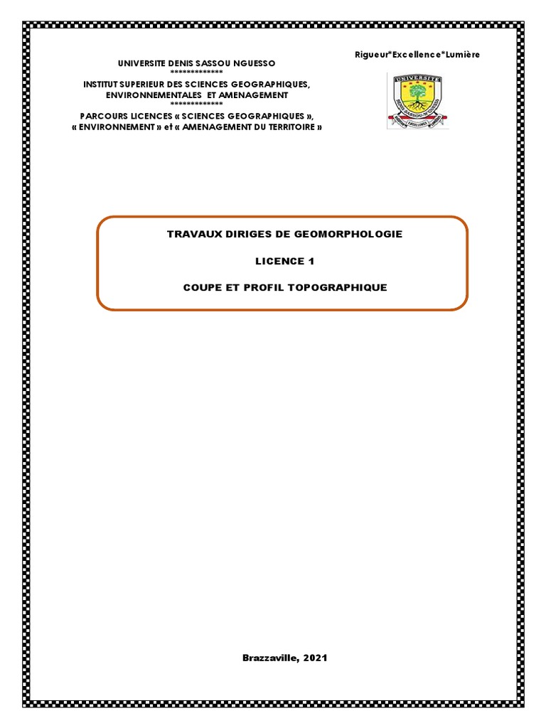 Lecture et Analyse de Cartes Topographiques | PDF | Latitude | Longitude
