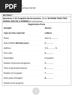 IELTS Practice Listening Test 2 - Part 2 | PDF