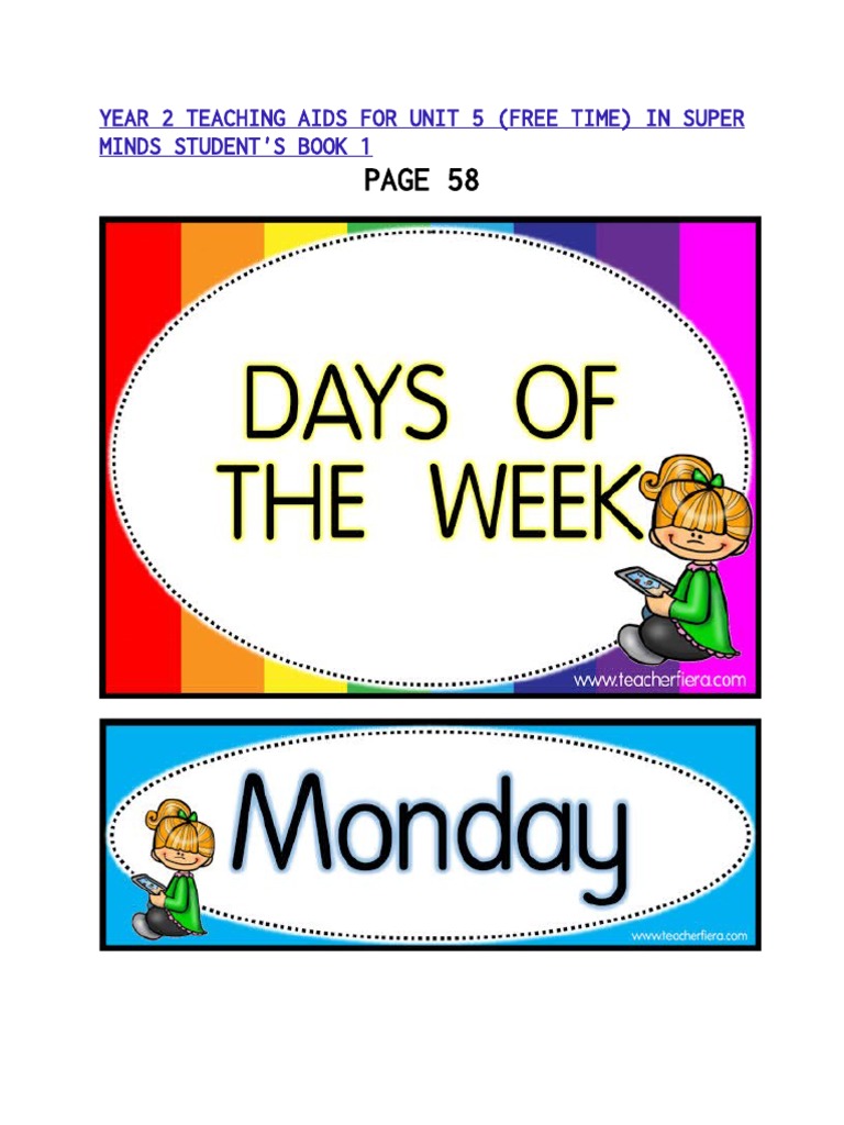 Year 2 Unit 5 Free Time | PDF