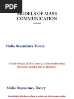 Media Dependency Theory | PDF | Behavior | Attitude (Psychology)