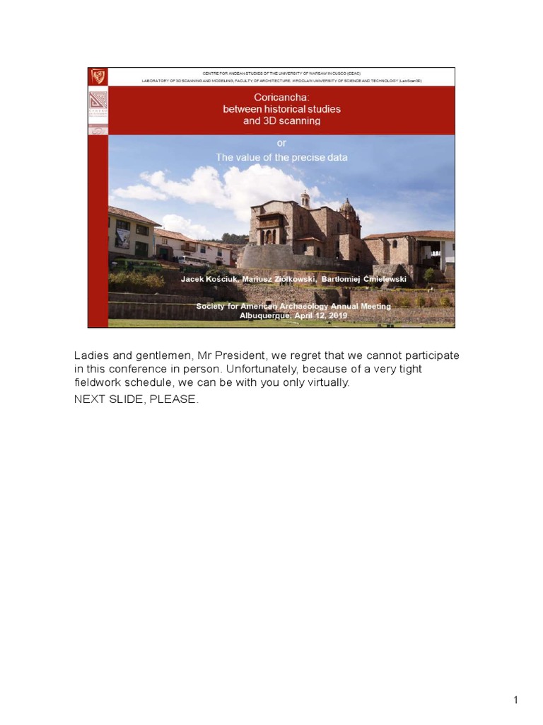 Understanding Inca Measurement Systems Through 3D Scanning | PDF ...