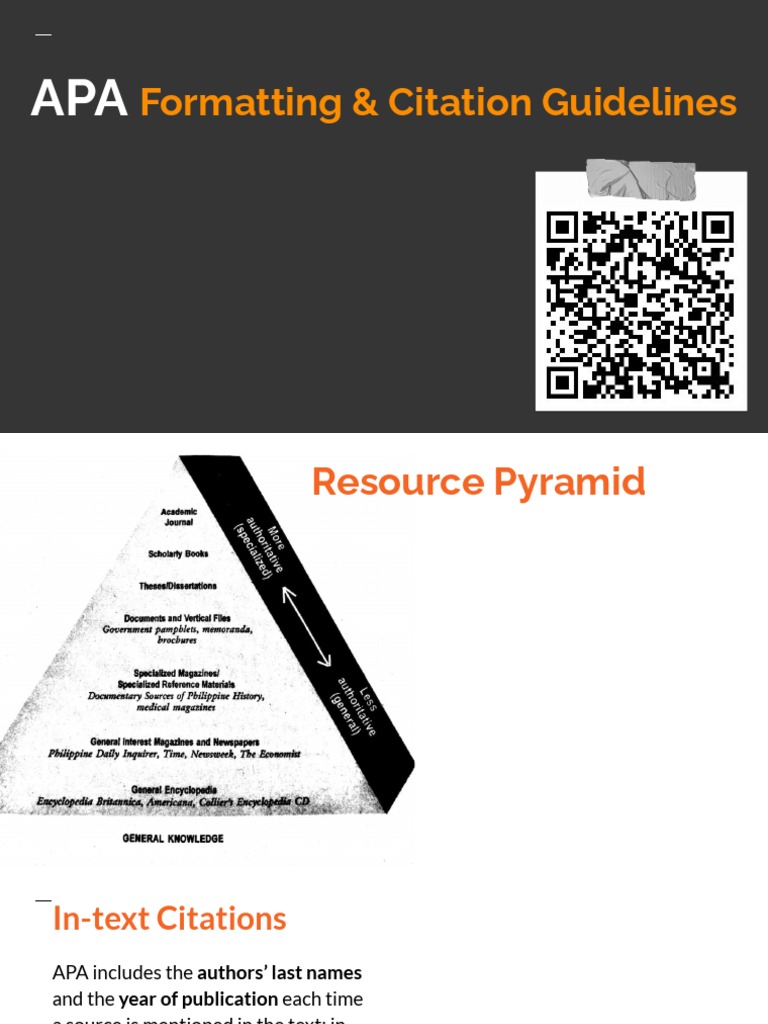 Formatting & Citation Guidelines | PDF | Citation | Apa Style