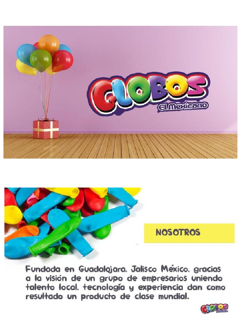 Catalogo de Globos El Mexicano 2021 | PDF