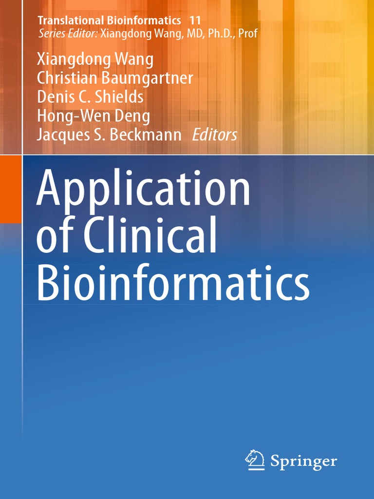 Application of Clinical Bioinformatics | PDF | Metabolomics ...