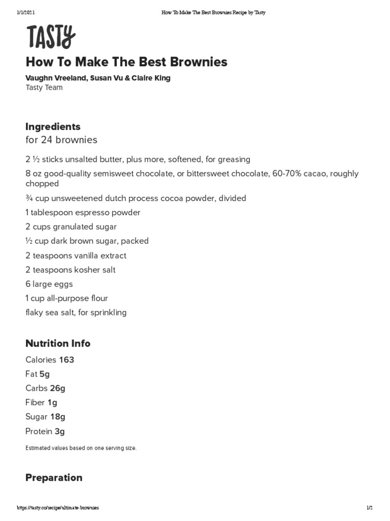 The Perfect Brownie: How to Make Ultra Fudgy and Rich Brownies Using ...