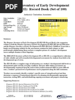 Four-Year-Old Child Data Sheet For The BRIGANCE | PDF | Cognition ...