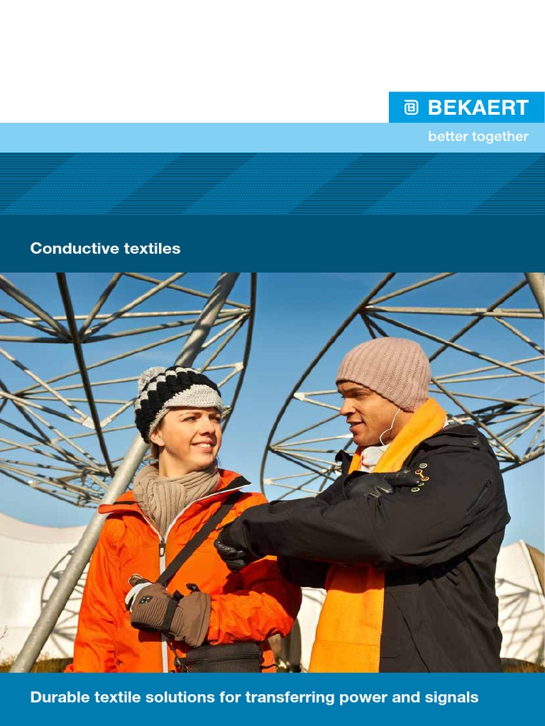 Bekaert Conductive Textiles Brochure | PDF | Textiles | Yarn