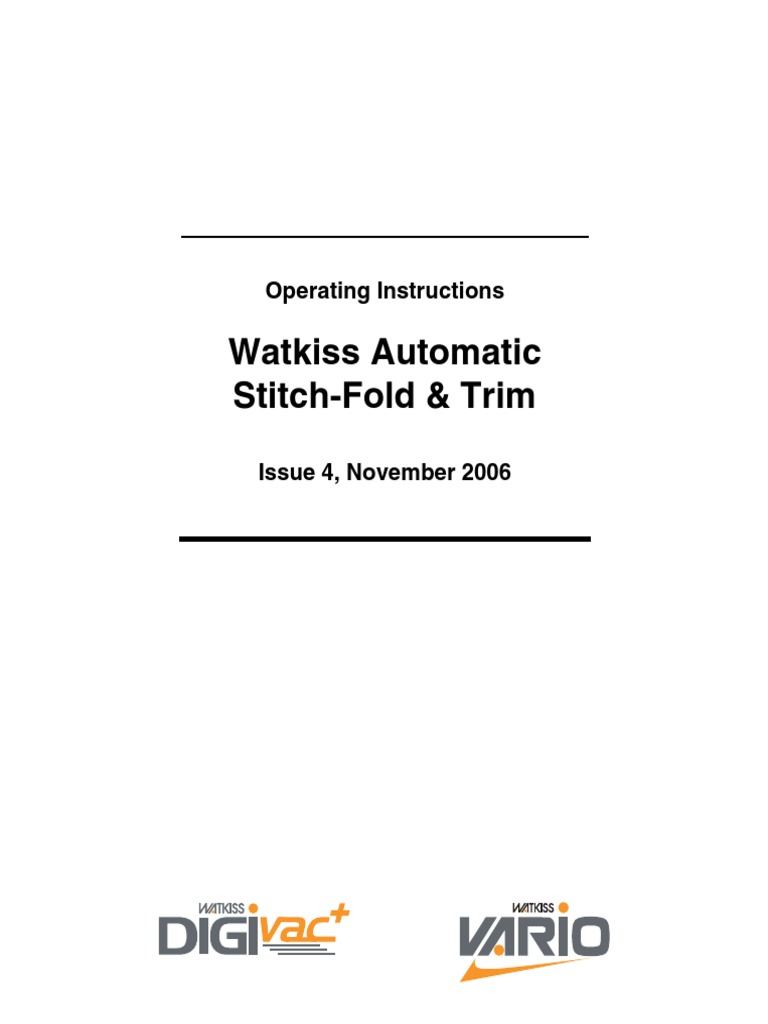 Watkiss Digivac Instruction Manual | PDF | Electromagnetic Interference | Mains Electricity