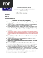 One Point Lesson Template Guide | PDF