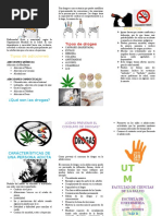 TRiptico de Sustancias Psicoactivas | PDF | Drogas | Drogas Psicoactivas