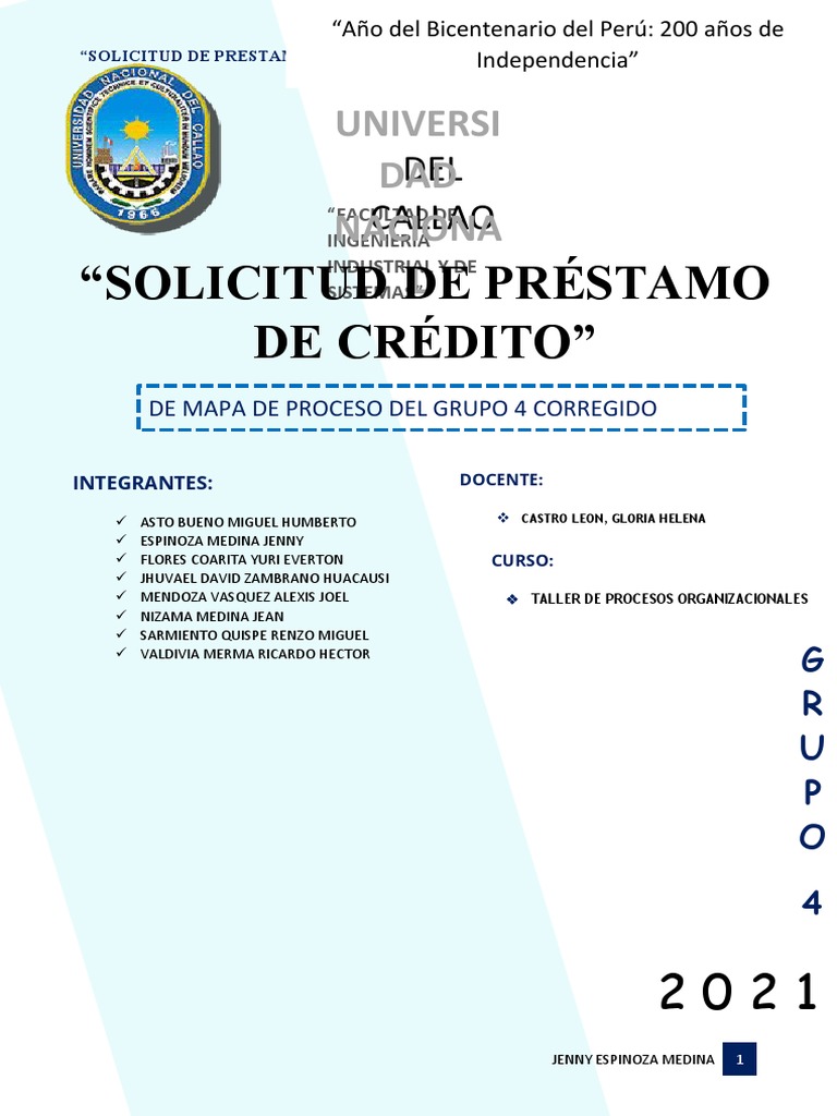 Solicitud de Prestamo de Credito Corregido | PDF | Bancos | Economias