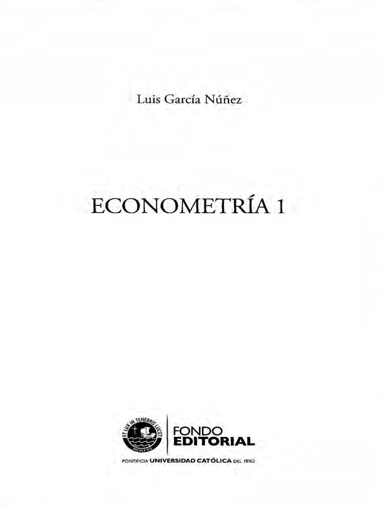 Econometria I, Garcia | PDF