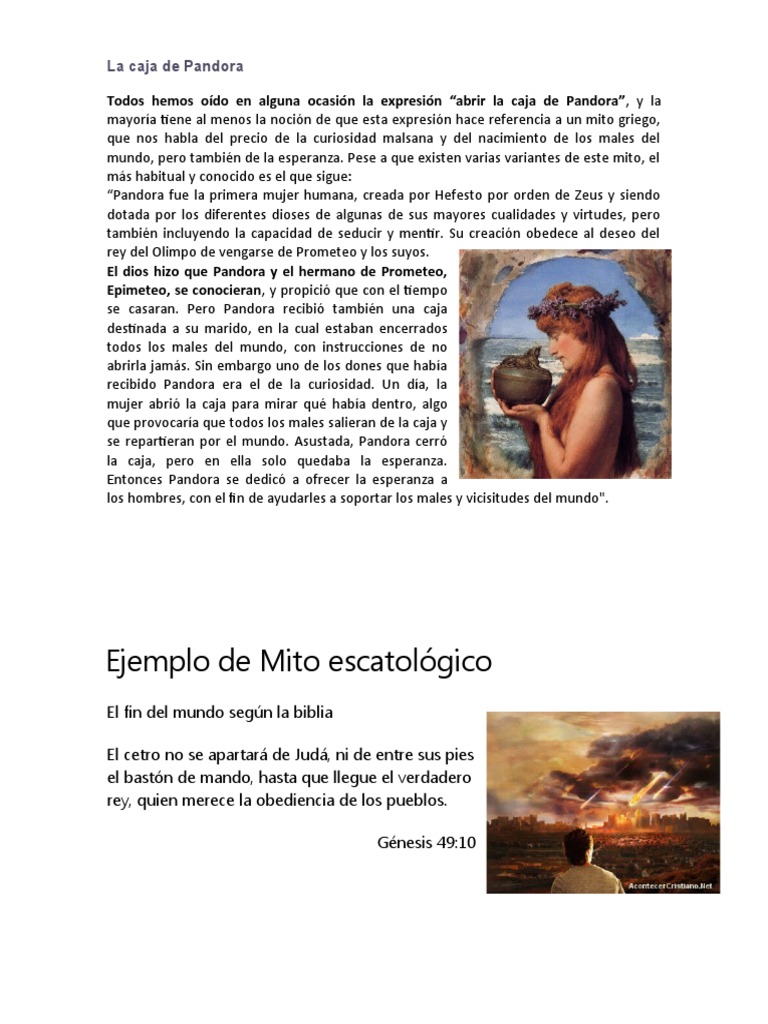Ejemplos de Mitos | PDF