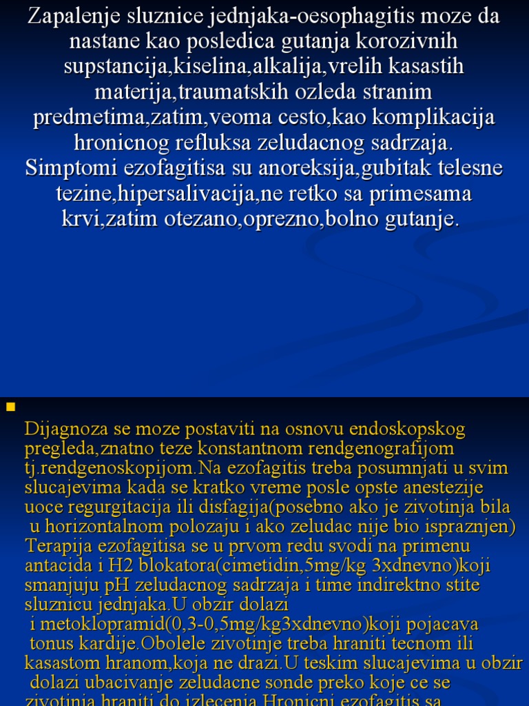 Ezofagitis U Pasa | PDF