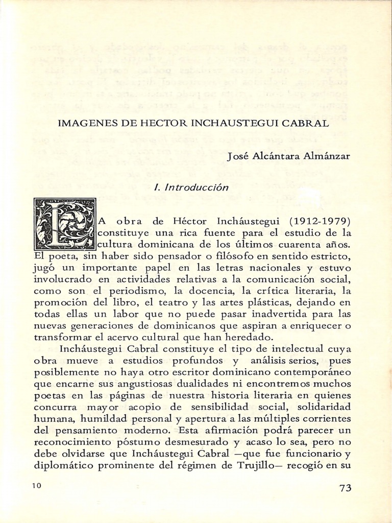 Imágenes de Héctor Incháustegui Cabral | PDF | Amor | República Dominicana