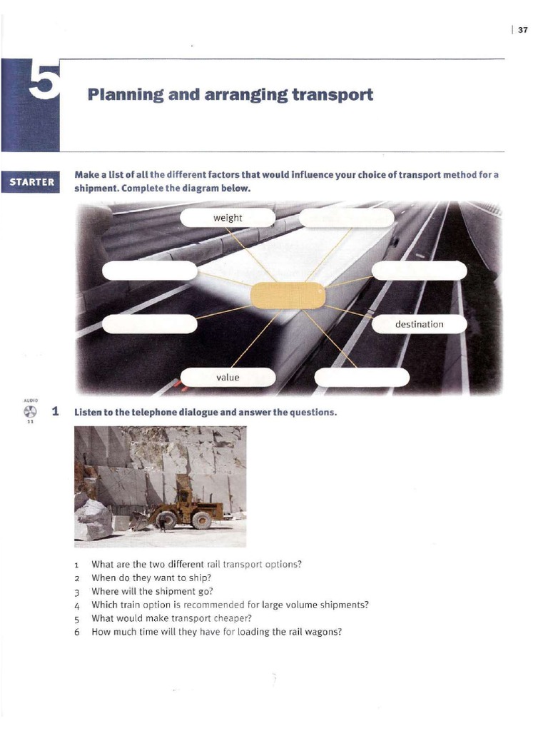 Planning and Arranging Trasport 5 | PDF