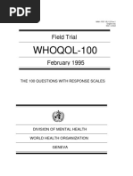 QUALID Instructions Scale | PDF | Qualia | Dementia