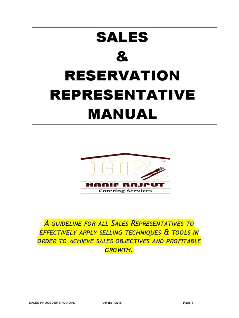 Sales Representative Training Manual | PDF | Sales | Body Language