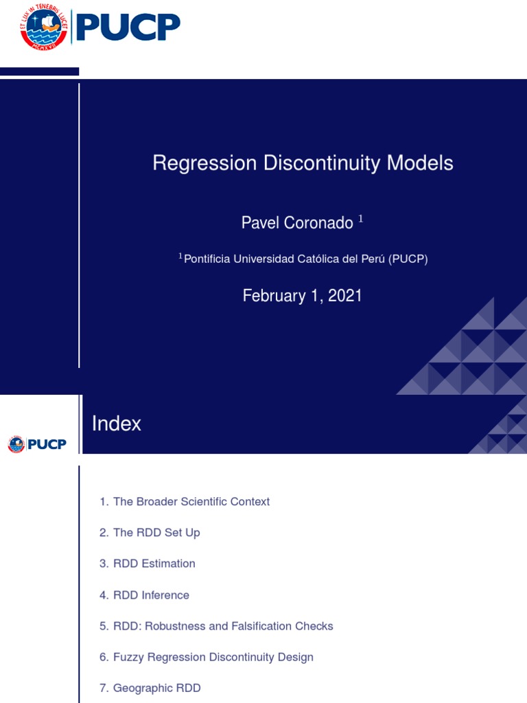 Regression Discontinuity Models: Causal Inference Using Cutoff-Based Assignment | PDF ...