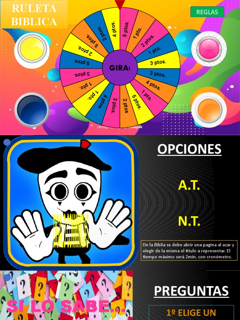 Ruleta Biblica | PDF | Juego de azar
