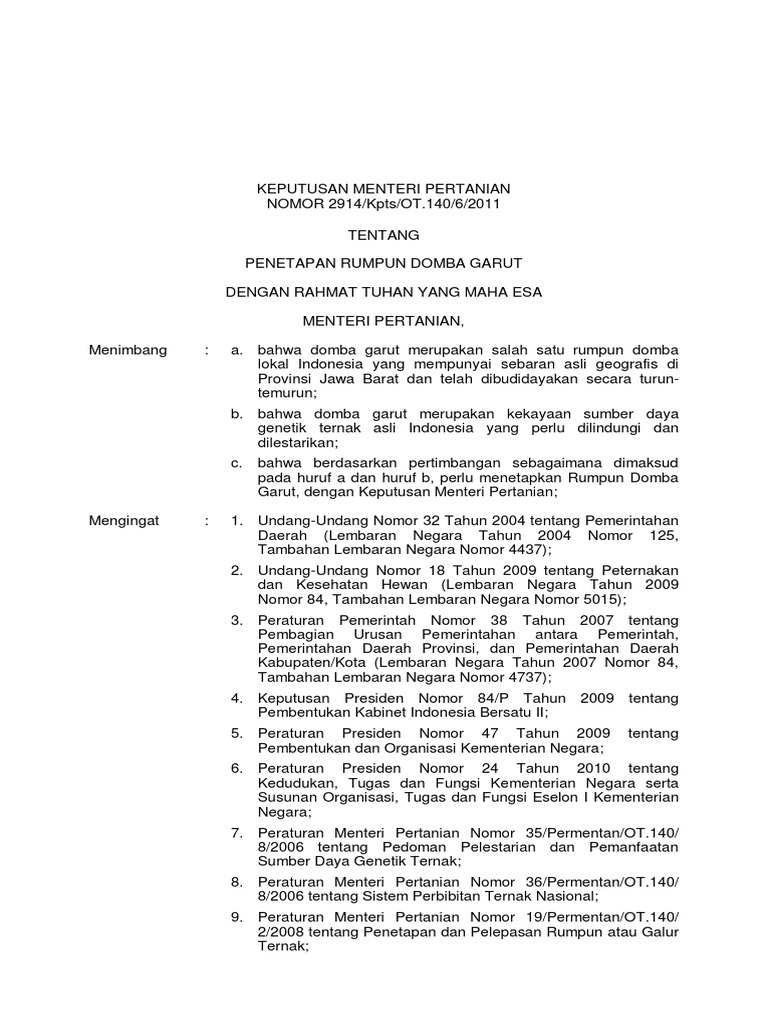 Domba Garut | PDF | Memasak, Makanan, & Anggur