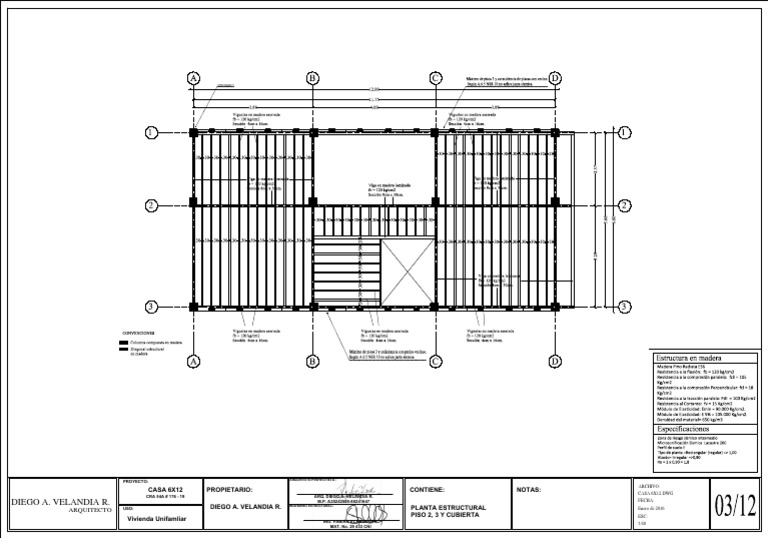 Ejemplo Entrepiso Madera | PDF | Autodesk