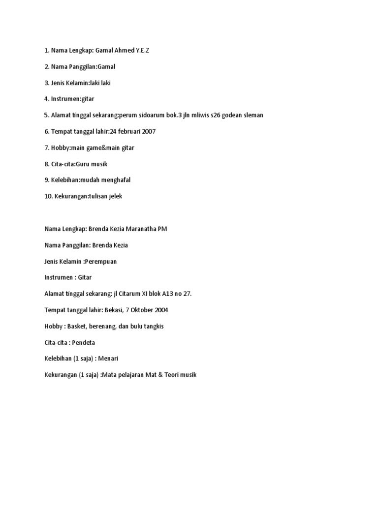 Nama Lengkap-WPS Office | PDF | Seni