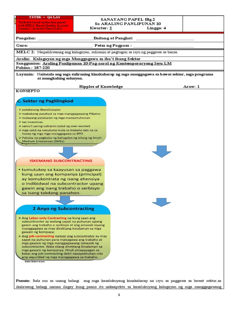 AP10 LAS Week4 | PDF